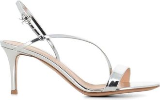 Gianvito Rossi Metal Mid Heel Sandals