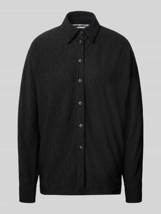 Review Relaxed Fit Bluse mit Strukturmuster
