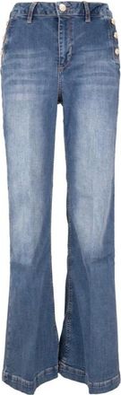 Liu Jo Femme, Jeans, Bleu, Taille: W30 Flared Jeans