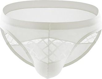 Generic Short en maille de soie pour homme - Taille &eacute;lastique - Sous-v&ecirc;tements grande taille - V&ecirc;tements de nuit respirants - &Eacute;vacuation de lhumidit&eacute; - Culott