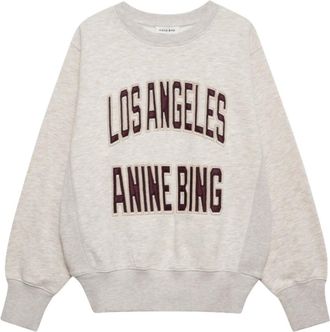 Anine Bing Femme, Sweatshirts et sweats à capuche, Gris, Taille: 36 FR Harry Shrunken SweaT-shirt La