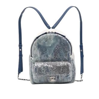 Chanel Pre-owned Cuir sacs-chanel - Femme - Pre-owned - Bleu - Taille: ONE Size