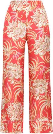 Maliparmi Maliparmi, Femme, Pantalons, Rouge, Taille: 42 FR Pantalon Imprim&eacute; Collection