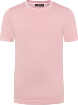 Trusted Handwork O-Neck T-Shirt aus Pima Baumwolle in Jersey-Qualit&auml;t in