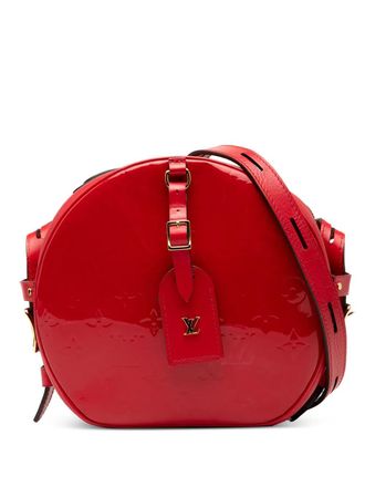 Louis Vuitton sac &agrave; bandouli&egrave;re monogramm&eacute; Vernis Bo&icirc;te Chapeau Souple PM (2019) - Rouge
