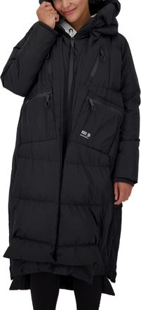 Alife And Kickin and Kickin Damen RihannaAK A Coat Damenjacke Wintermantel warm gef&uuml;ttert XS-XXL, Moonless, S