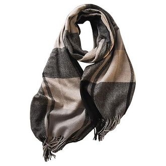 Generic Echarpe Femme ÉCharpe Chaude Longue à Carreaux Pour éPaisse Et Chaude IdéAle Pour LHiver Et LAutomne Grand ChâLe En Tartan Basiques Classique