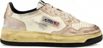 Autry Baskets Super Vintage Low Cuir Bicolore Autry