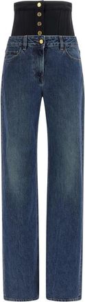 Elisabetta Franchi Damen, Jeans, Blau, W28Gr&ouml;&szlig;e
