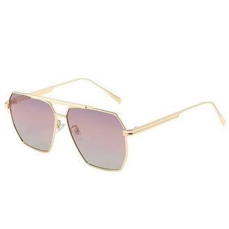 Generic Lunettes De Soleil Conduite En M&eacute;tal For Hommes Et Femmes, Id&eacute;ales For Les Sports Vacances Plein Air(Pink)