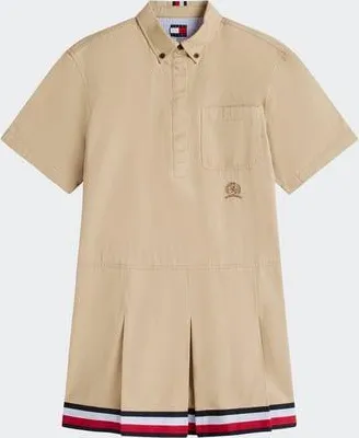 Tommy Jeans Robe courte col polo en coton - Taille XS