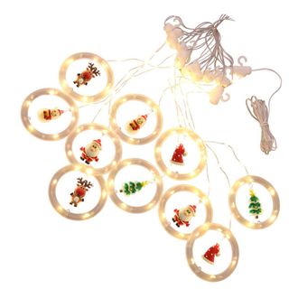 Aboofan Led Lichterkette Kunststoff Weihnachts Led Lichter Festival Dekoration Warmwei&szlig; Innenbeleuchtung Mit Usb Anschluss