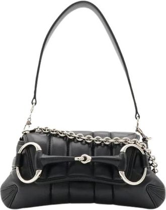 Gucci Sac bandouli&egrave;re vintage Pre-owned - Femme - Pre-owned - Noir - Taille: ONE Size