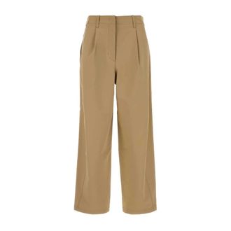Herno Wide Hosen - - Trousers - Damen - Beige - S