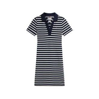 Tommy Hilfiger Robe polo courte en coton
