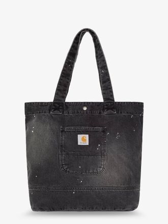 Carhartt Work in Progress Used-effect black denim shopping bag - CARHARTT WIP - gender_Man