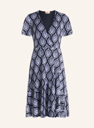 Cartoon Cartoon Mesh-Kleid Mit Volants blau