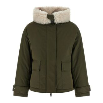 Yves Salomon Damen, Jacken, Gr&uuml;n, XSGr&ouml;&szlig;e