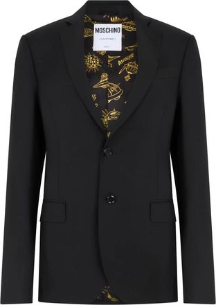 Moschino Homme, Vestes, Noir, Taille: XL Vestes