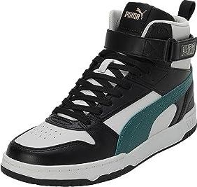 Puma Rbd Game, Chaussures de Football pour Homme, Cool Light Grey Malachite Puma Black Puma Gold, 43 EU