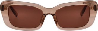 Tom Tailor Rechteckige Sonnenbrille - - Accessories - Damen - Braun - 53 MM