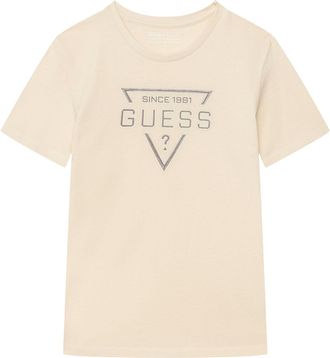 Guess T-Shirt L6RI30 I3Z14 Beige Regular Fit