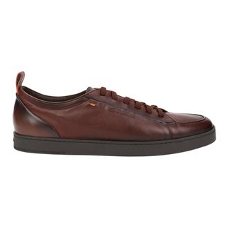 Santoni Baskets &agrave; lacets - Homme - Chaussures - Brun - Taille: 42 EU