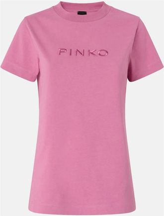 Pinko Pinko, Femme, Tops, Rose, Taille: 38 FR Start T-Shirt