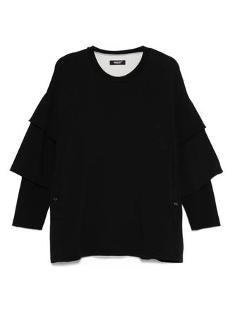 Undercover t-shirt à design superposé - Noir