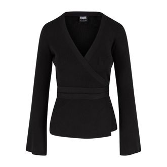 Urban Classics Strickjacke Wickel f&uuml;r Damen (Schwarz)