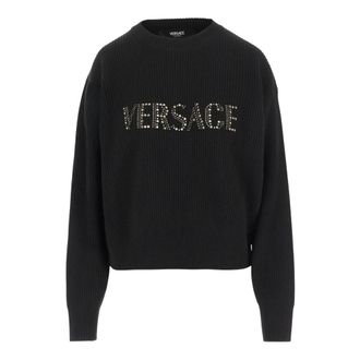 Versace Femme, Pulls, Noir, Taille: 34 FR Collection Pull Noir