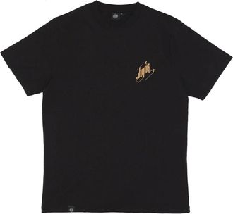 Dolly Noire Schwarzes Desert Dragon Tee Kurzarm T-Shirt - - Tops - Herren - Schwarzk - M