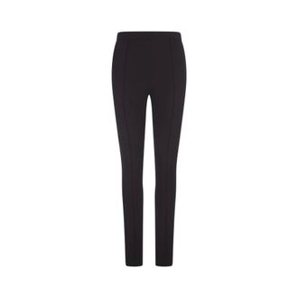 Moncler Femme, Pantalons, Noir, Taille: 38 FR Pantalon Noir Slim Taille Haute