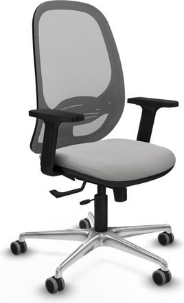 Piqueras y Crespo Cilanco Computerstuhl mit 2D-Armen, h&ouml;henverstellbare Lendenwirbelst&uuml;tze, ausgestattet mit Synchron/Traslack und Schneideschaum, mit Rollen von 65 mm,