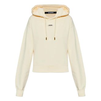 Jacquemus Grosgrain Hoodie - - Sweatshirts & Hoodies - Damen - Beige - S