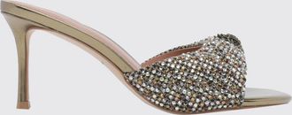 Kurt Geiger Oxford Mules aus laminiertem Leder mit Strass und mittlerem Absatz