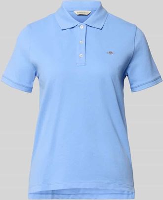 GANT Poloshirt mit Logo-Stitching und Polokragen