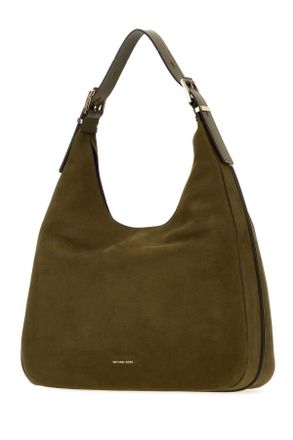 Michael Kors Womens Olive Green Nubuck Large Nolita Shopping Bag Loden Borse A Mano