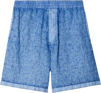 Burberry Homme, Shorts, Bleu, Taille: S Shorts en coton imprim&eacute;
