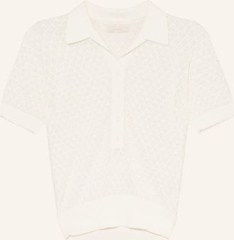 Faithfull The Brand Faithfull The Brand Strick-Poloshirt Lenna weiss