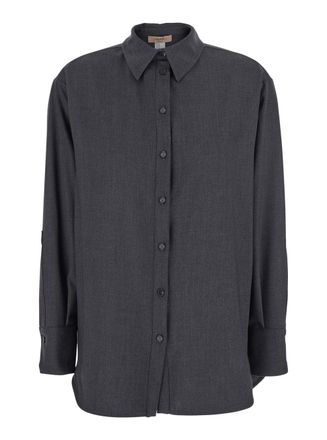 Twinset Textile Paper Blend Shirt - Gray