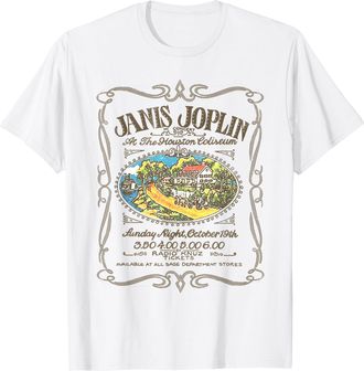Popfunk Janis Joplin Houston Handbill T-Shirt