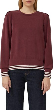 s.Oliver Sweatshirt mit Bündchen