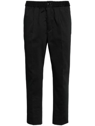Ami pantalon court &agrave; taille &eacute;lastique - Noir