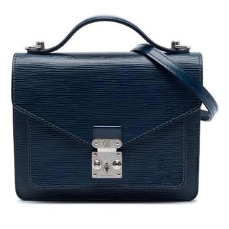 Louis Vuitton Pre-owned Sac Monceau - Femme - Pre-owned - Bleu - Taille: ONE Size