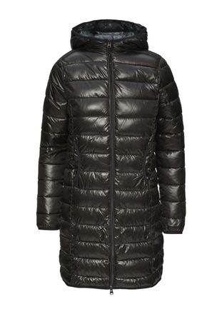 QS by s.Oliver Damen 2154269 Steppmantel mit Kapuze, 9999, 38