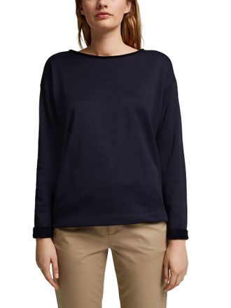 Esprit Damen Sweatshirt 991ee1j301, Navy, XS