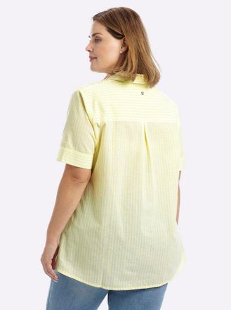 Sheego Klassische Bluse Kurzarm-Bluse Kurzarm