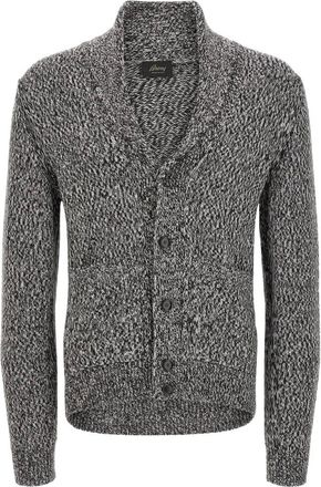 Brioni Homme, Pulls, Multicolore, Taille: 2XL Gilet &agrave; col ch&acirc;le