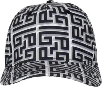 Ga&euml;lle Paris Schwarze Logo-Druck-Schirmm&uuml;tze aus Polyester - - Accessories - Damen - Schwarzk - ONE SIZE